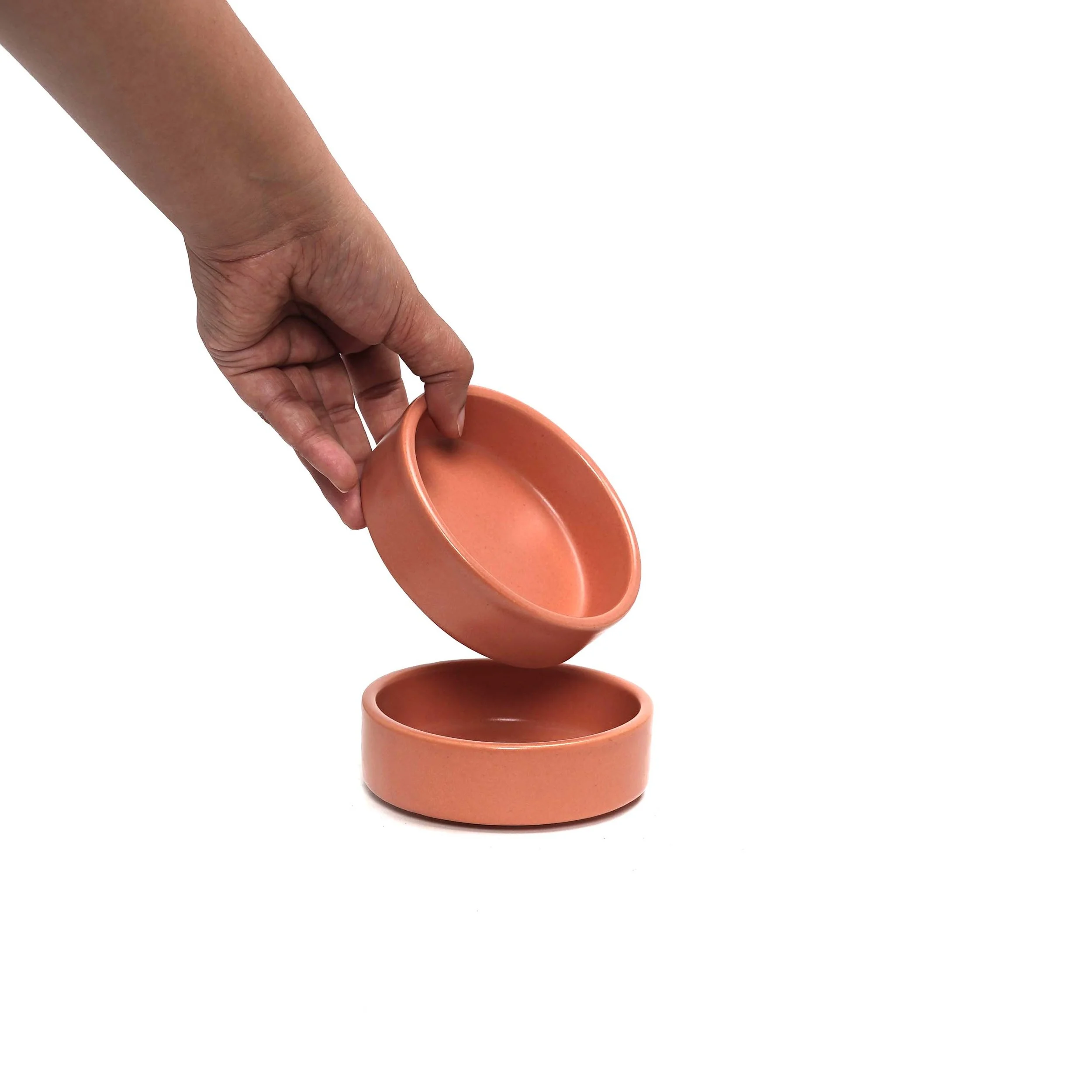 Stack Bowl Medium- Coral set of 2 — AKFD Studio