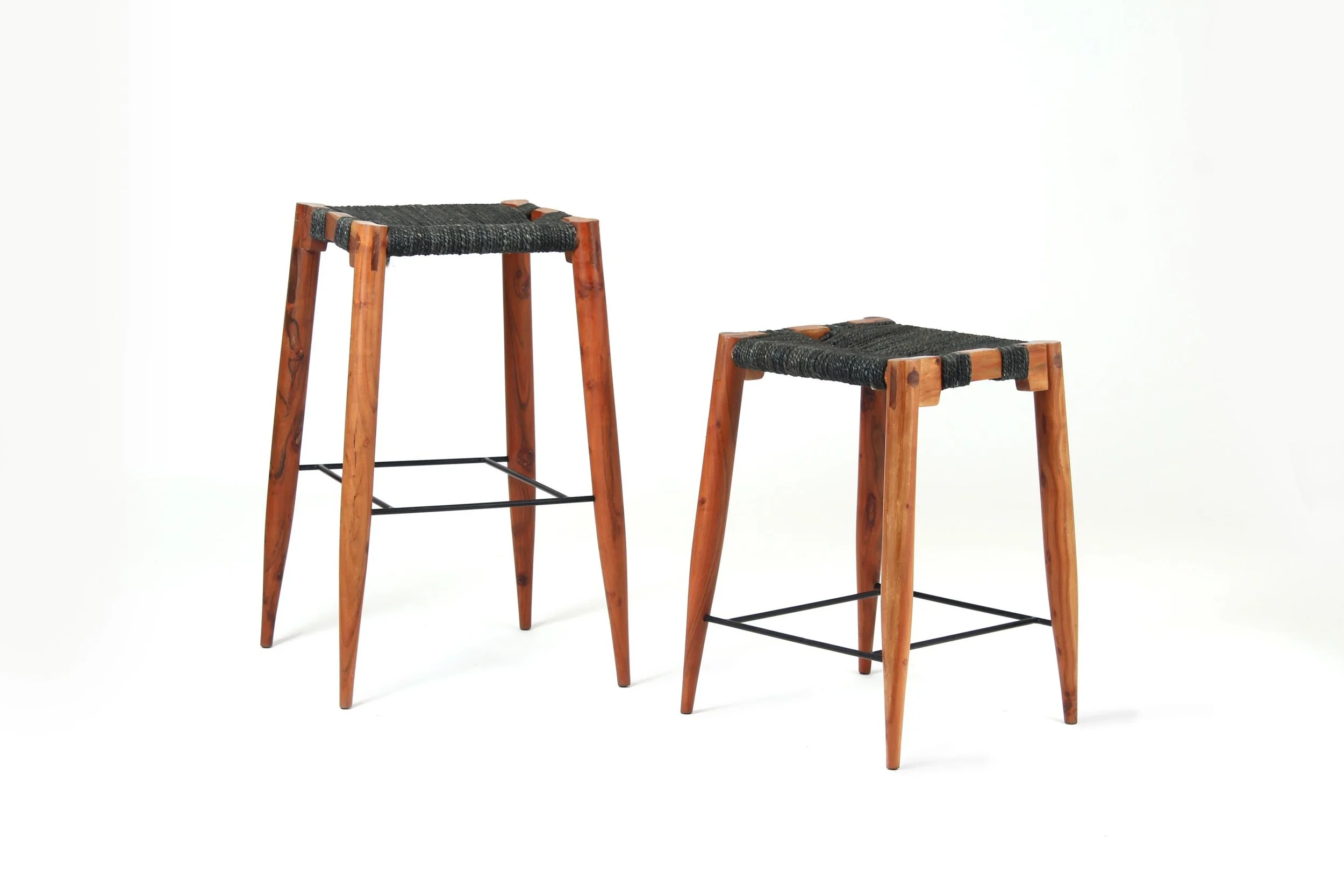 OKA Rattan Swivel Bar Stool | Buy Stools Online | Home Furniture ...