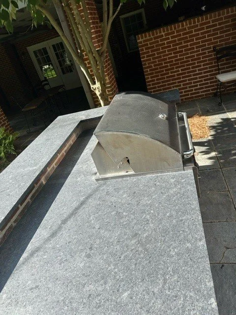 Graphite Leathered Granite — Surface Providers