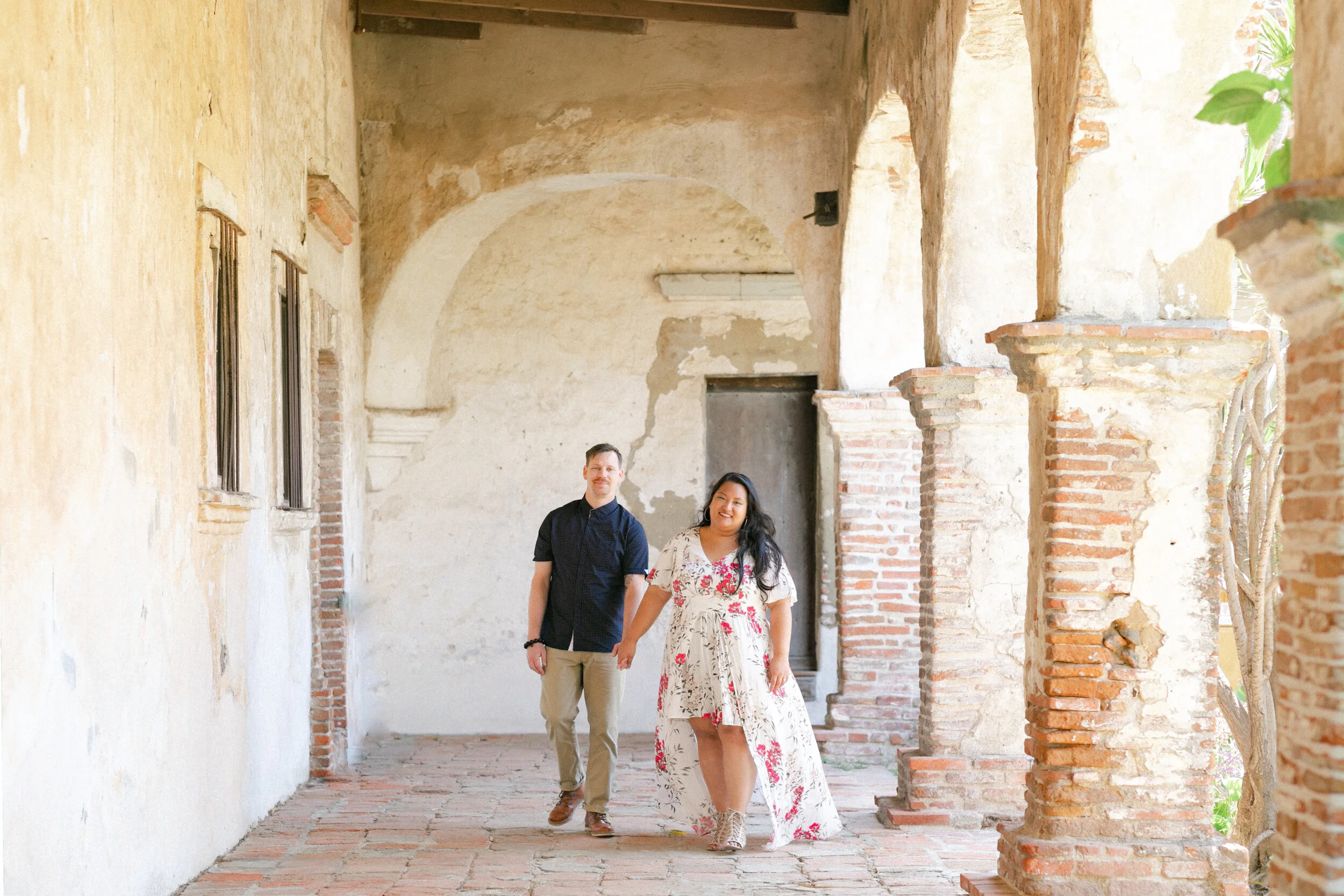 San Juan Capistrano Mission Engagement Session — Great Woodland V 2020