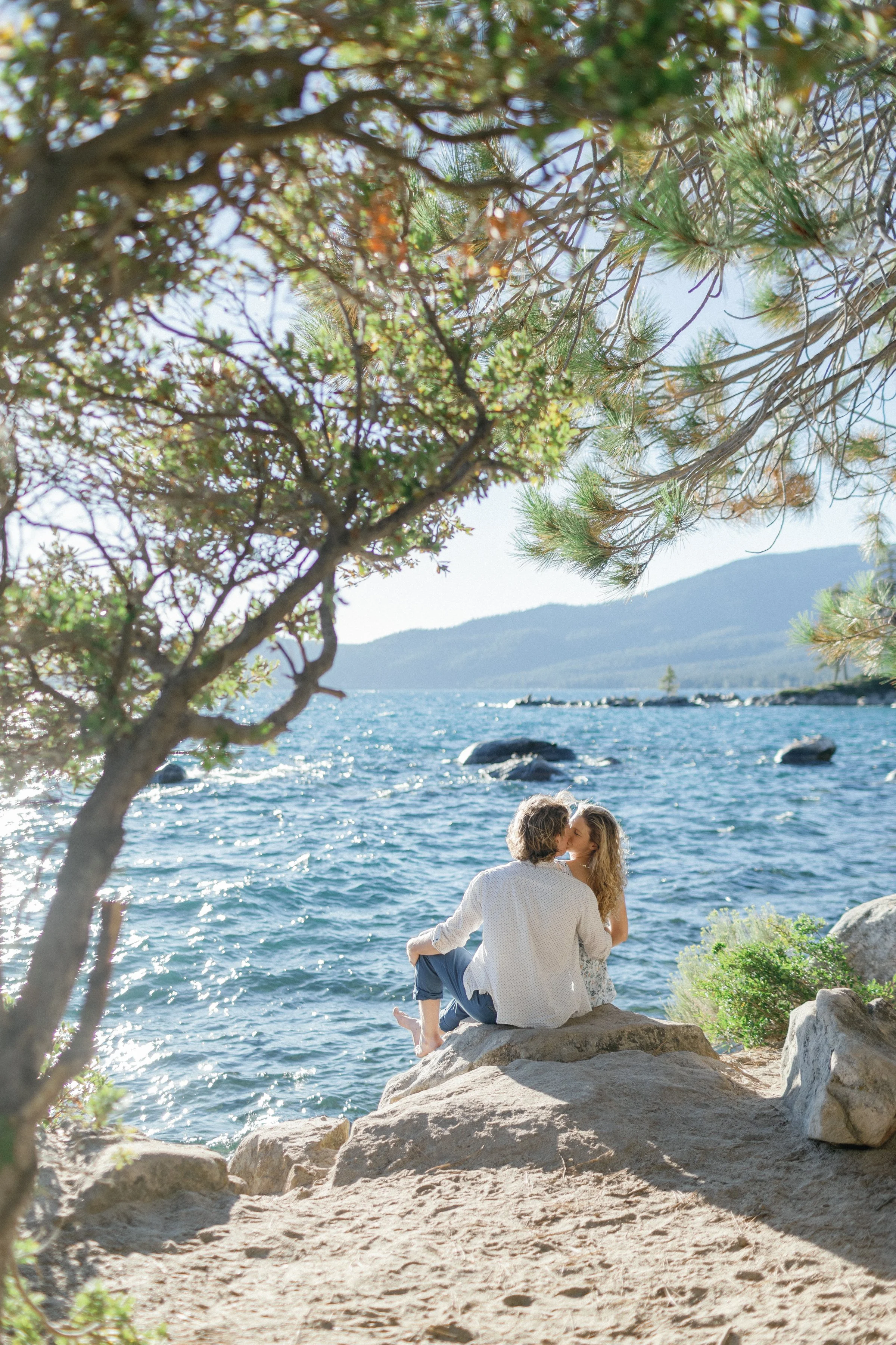 Sandy and Elle’s Lake Tahoe Engagement Session — Great Woodland V 2020