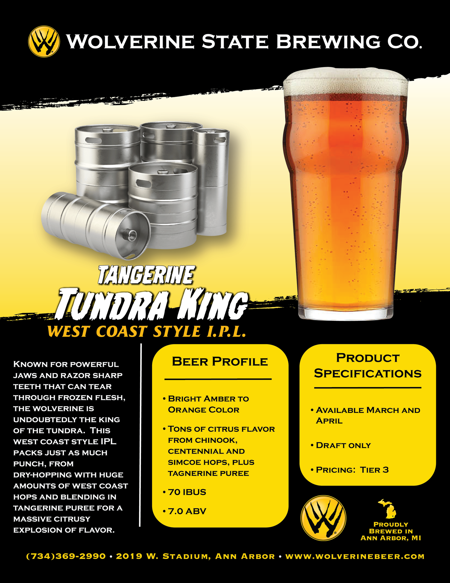 Tangerine Tundra King — Wolverine State Brewing Company