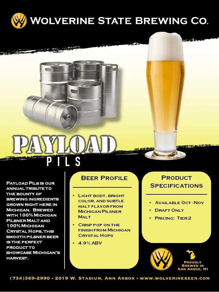 Payload Pils — Wolverine State Brewing Company