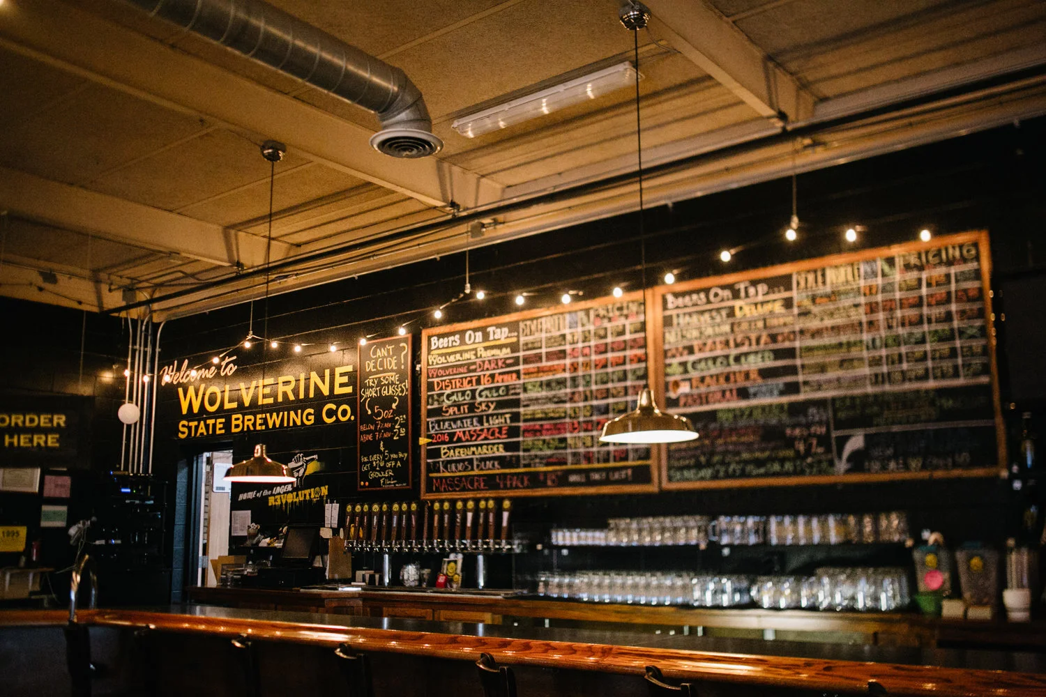 Menu 1 — Wolverine State Brewing Company