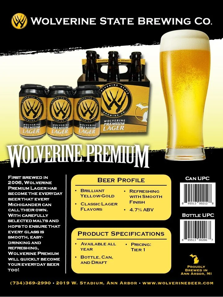 Wolverine Premium — Wolverine State Brewing Company