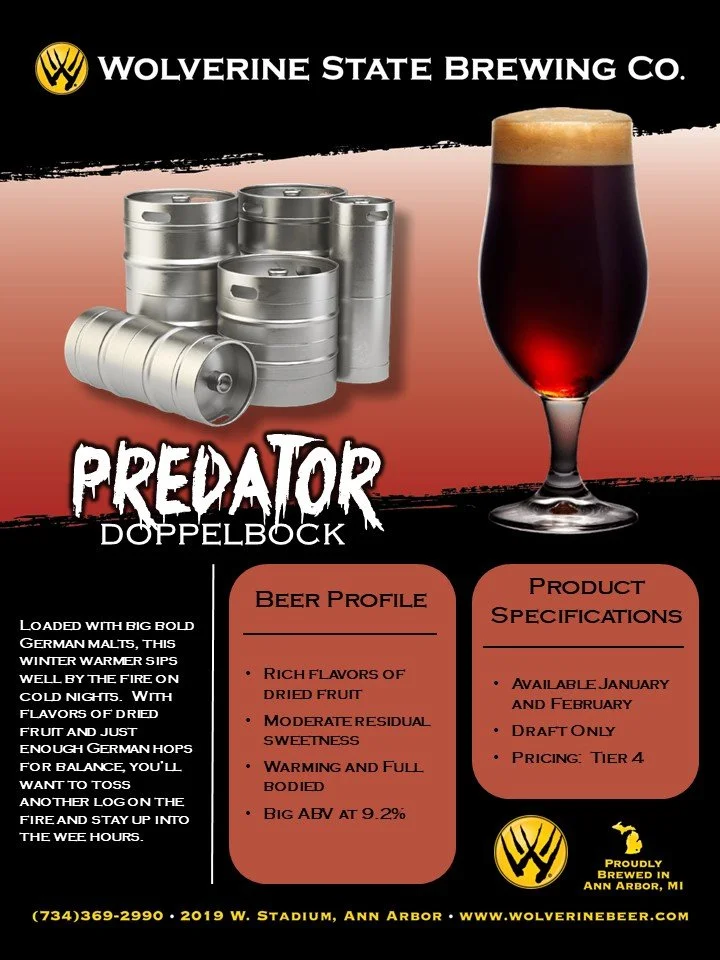 Predator — Wolverine State Brewing Company