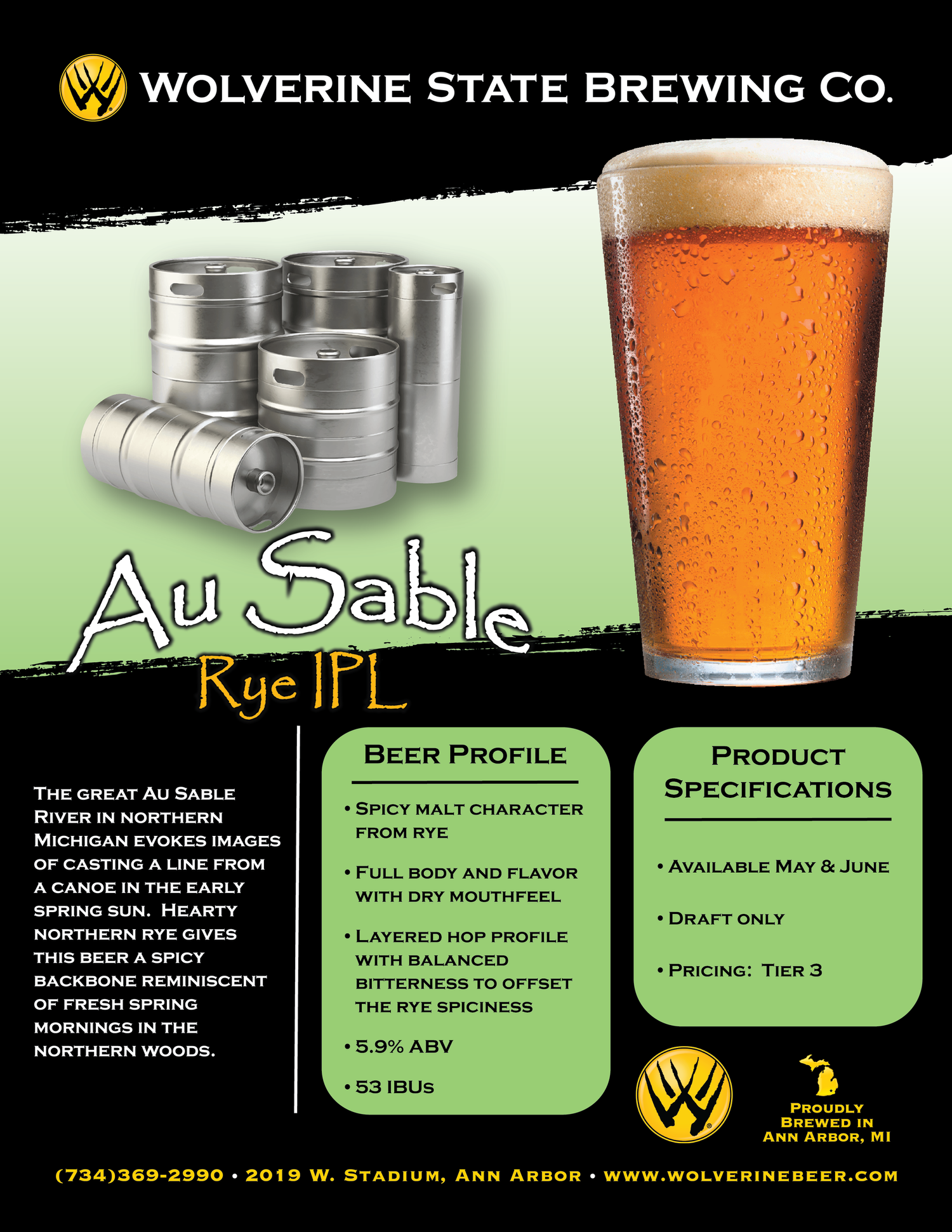 Au Sable — Wolverine State Brewing Company