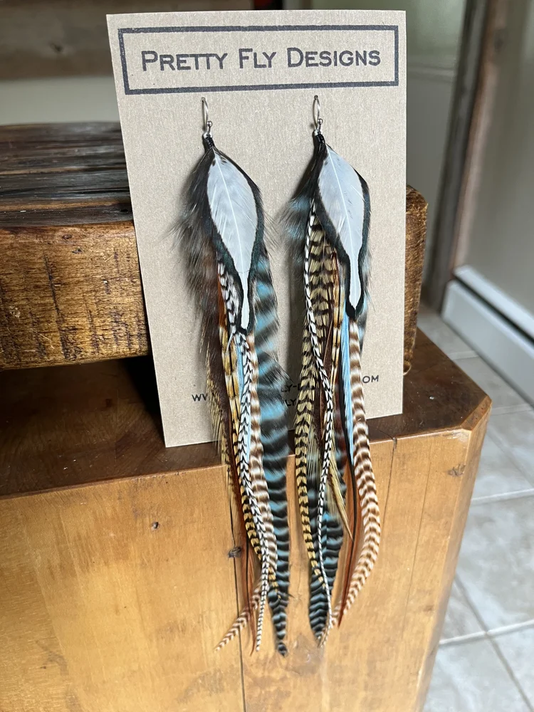Feather Earrings — Pretty Fly Designs