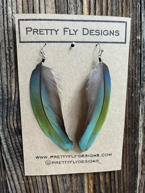 Feather Earrings — Pretty Fly Designs
