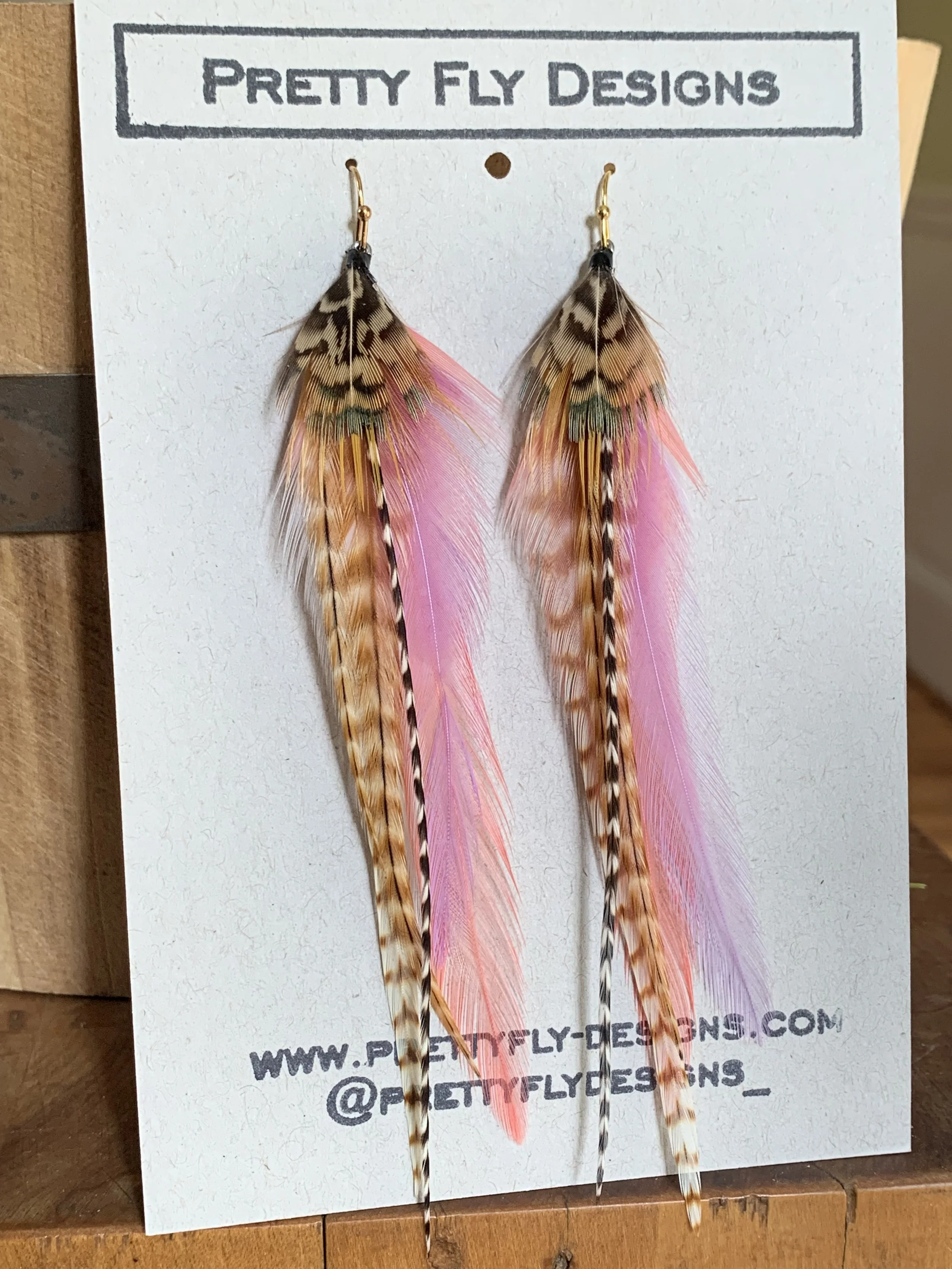 Pretty Fly Designs Feather Earrings and Jewelry