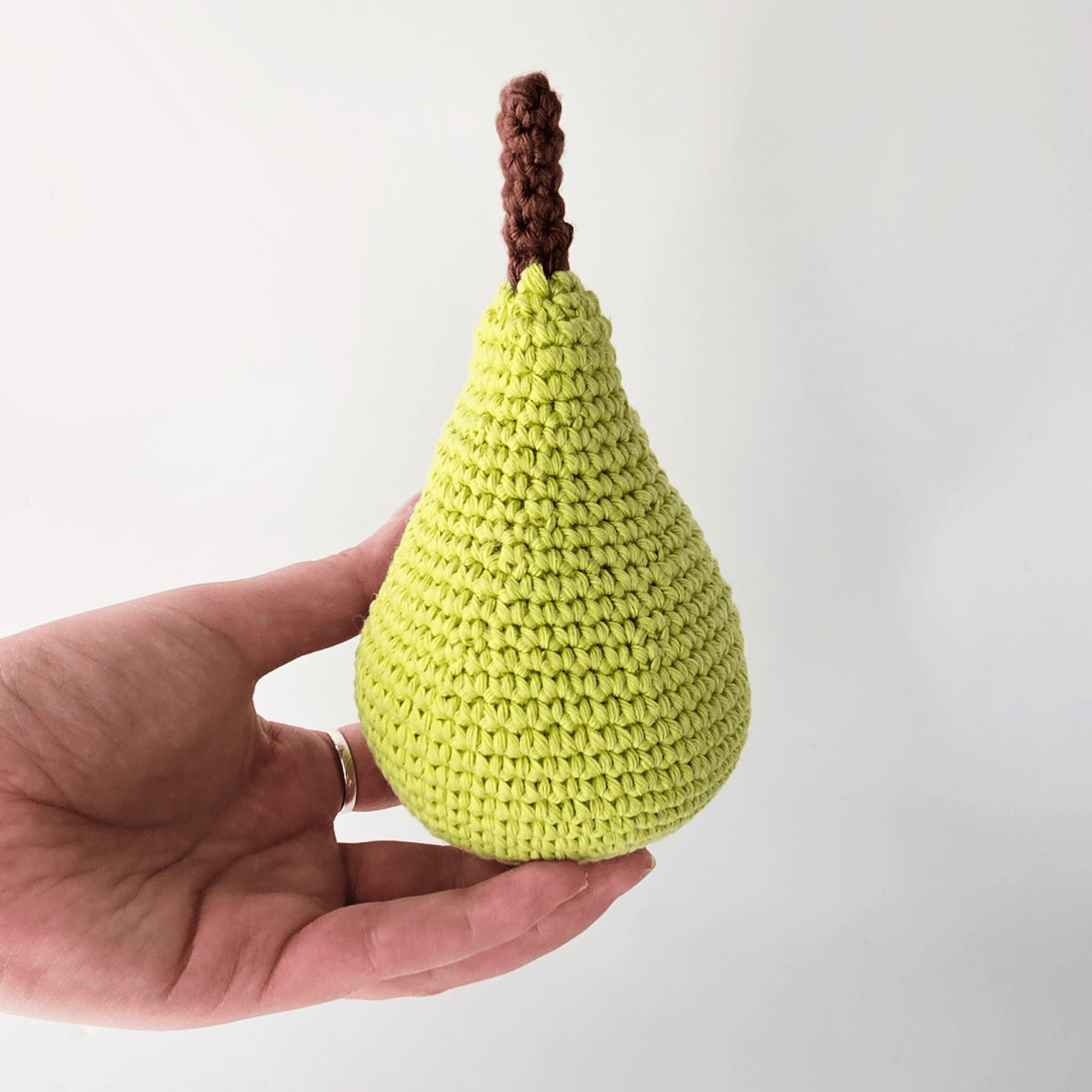 Free Pear Crochet Pattern — Cilla Crochets