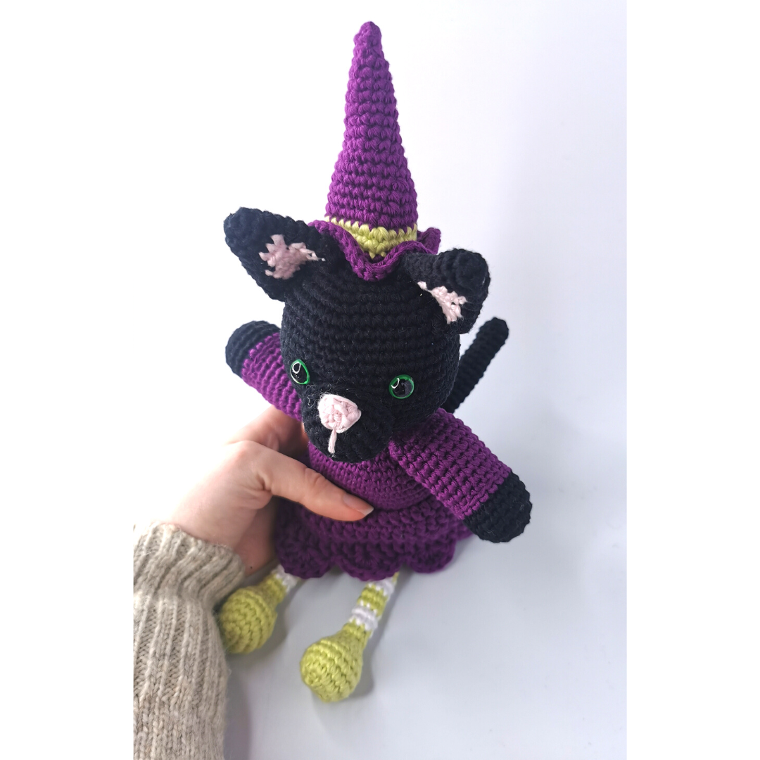 Free Black Cat Amigurumi Crochet Pattern — Cilla Crochets