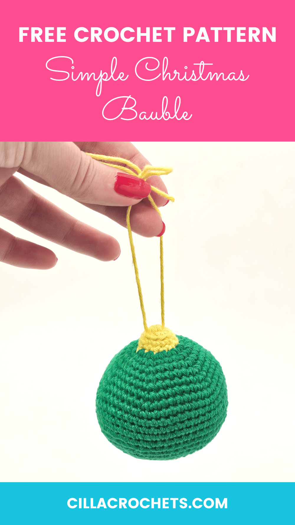 Christmas Bauble Crochet Pattern — Cilla Crochets
