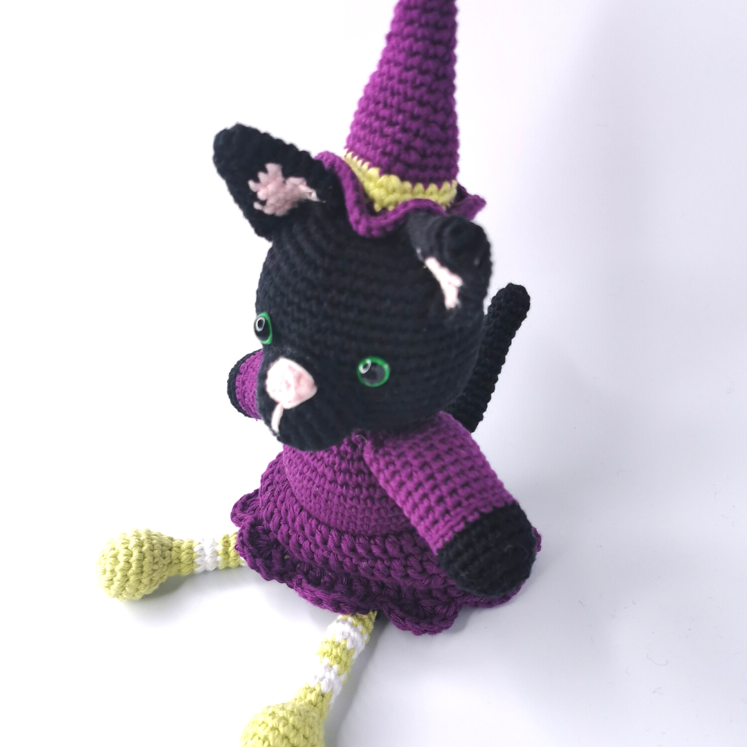 Free Black Cat Amigurumi Crochet Pattern — Cilla Crochets