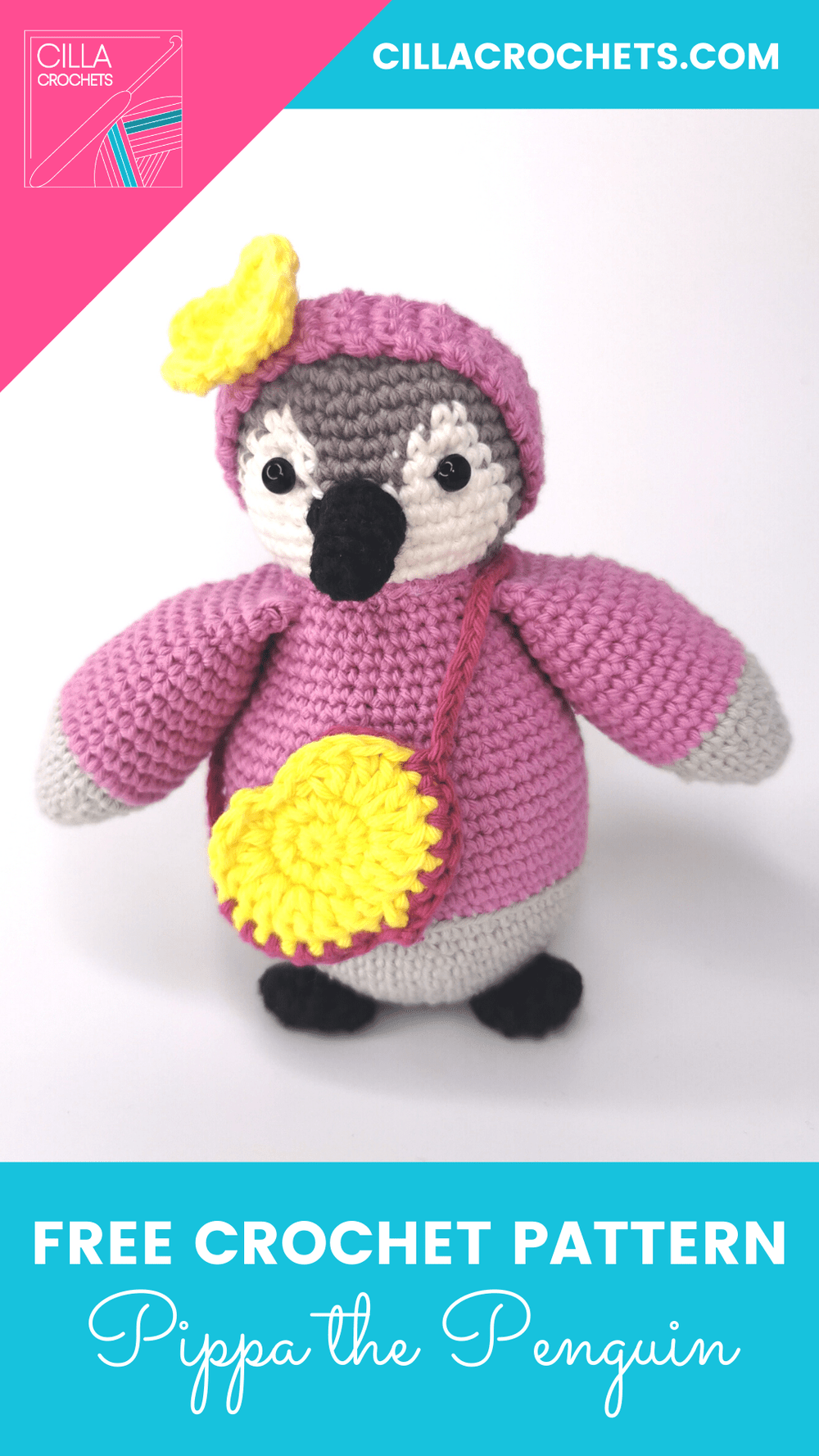 Free Crochet Pattern: Pippa the Penguin — Cilla Crochets