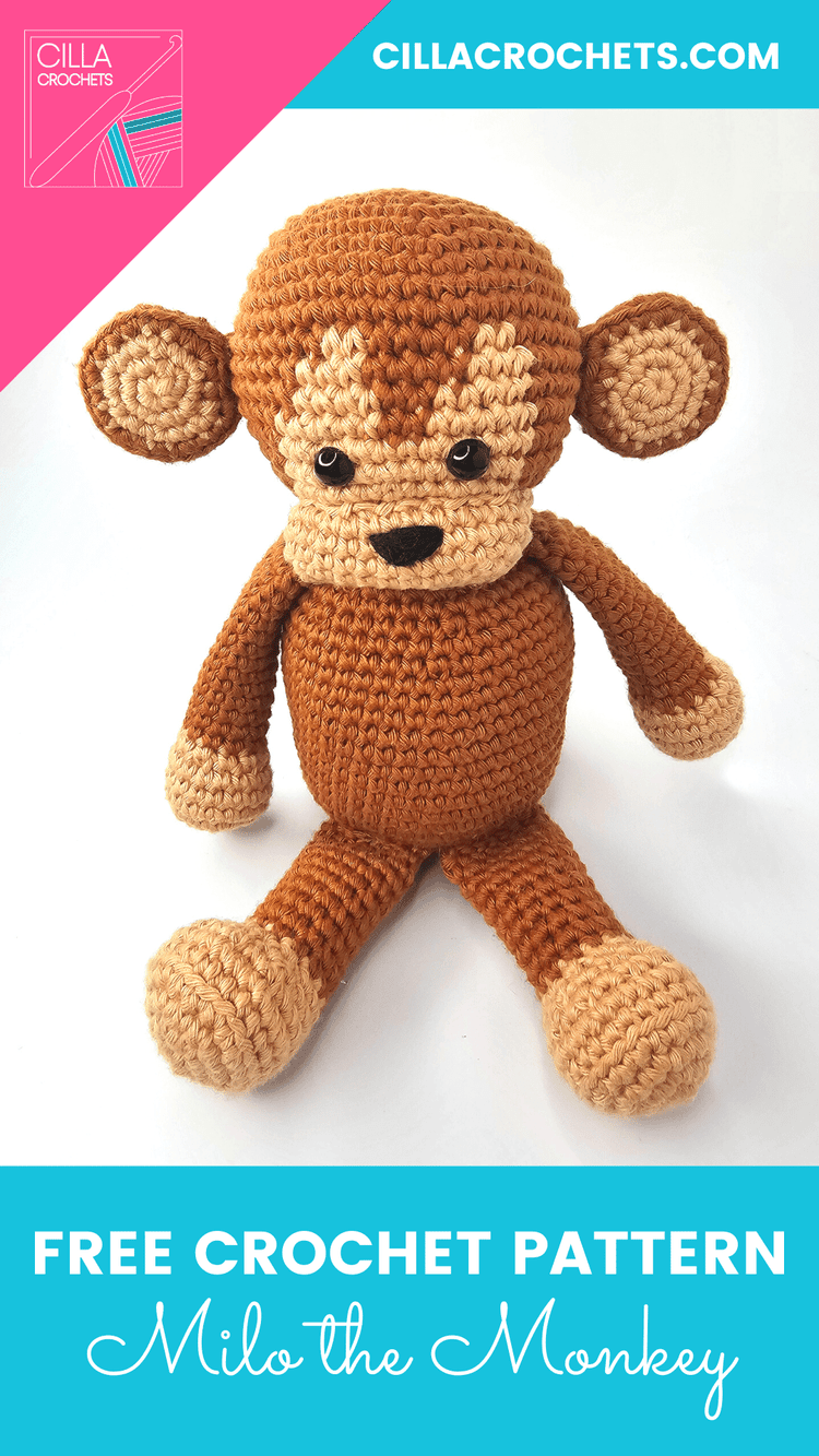 Free Monkey Crochet Pattern — Cilla Crochets