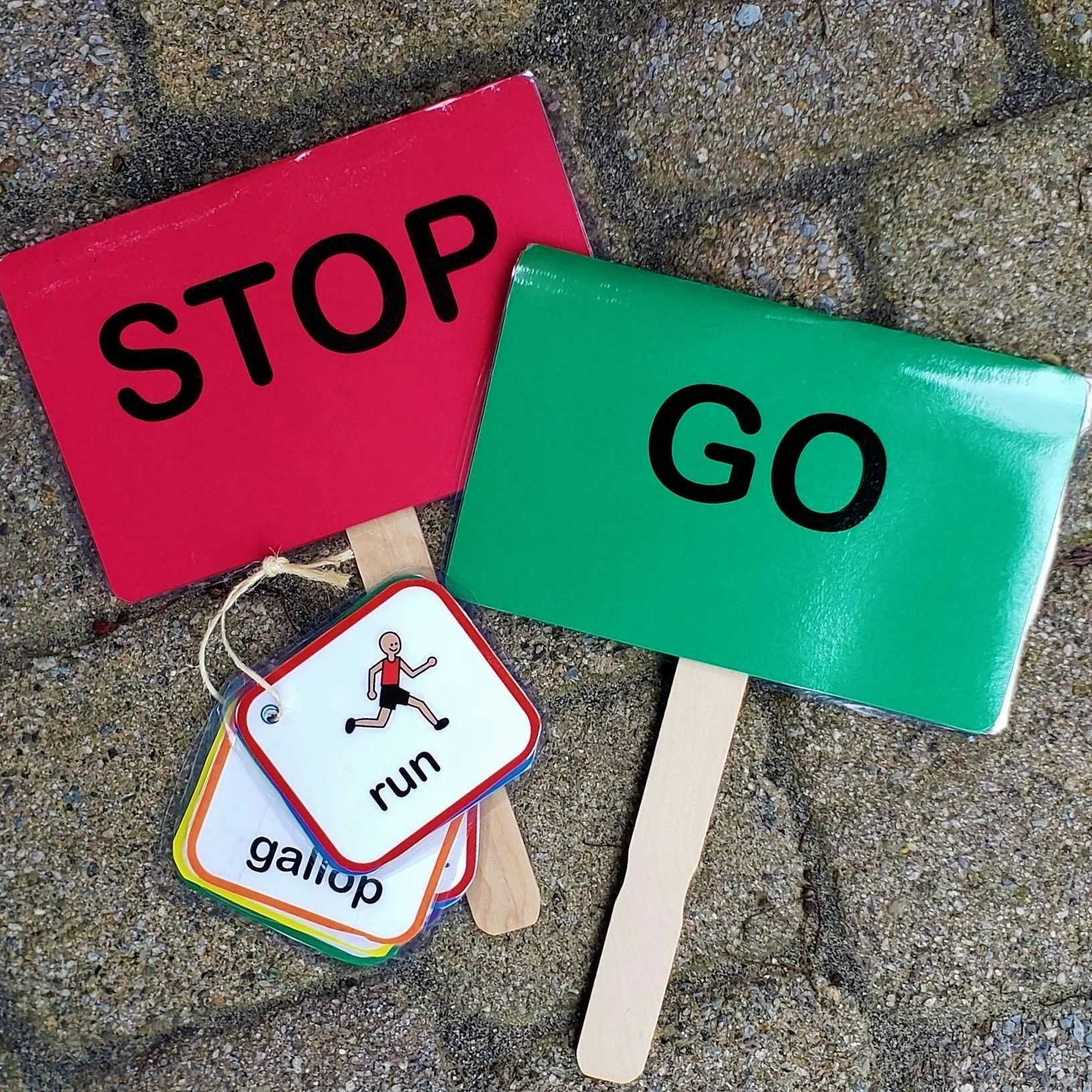 Stop and Go! Group Action Game Printable Download — Inclusible