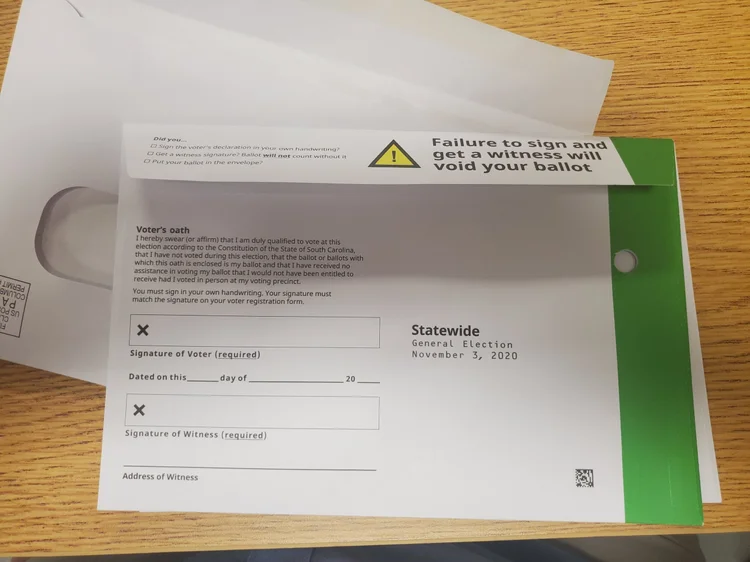 Voting by Mail in South Carolina — Vote Blue SC