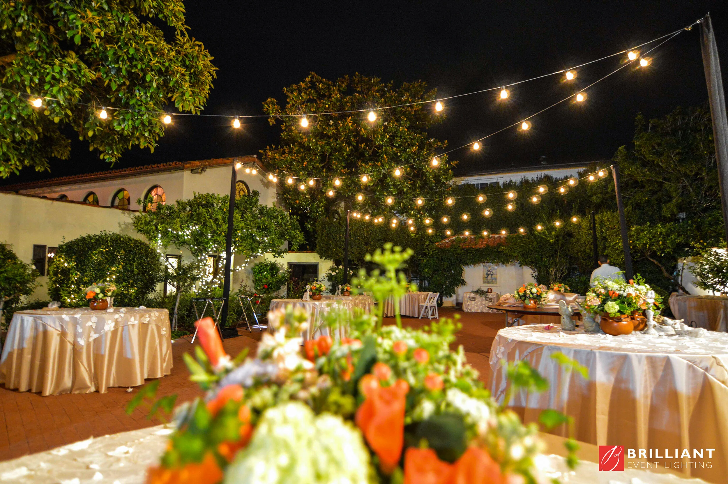 Brilliant Event Lighting — Darlington House Wedding Lighting