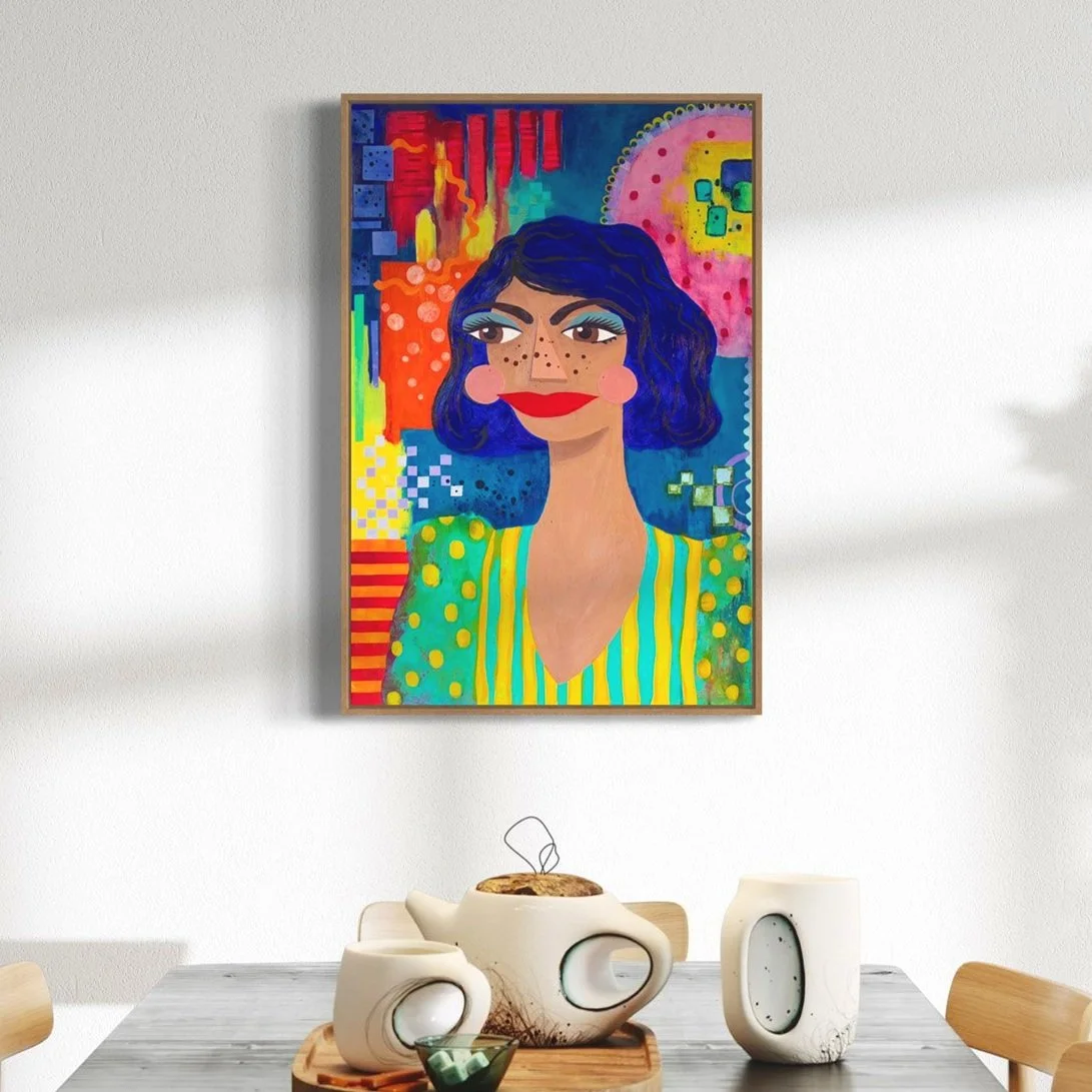 'Make Your Own Rules' art for strong women — Sandra Gale Studio