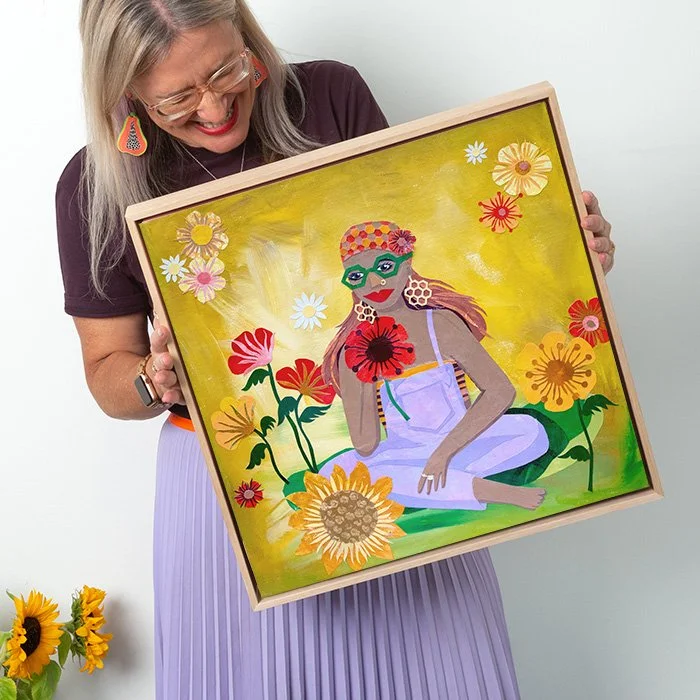 Bold, Brave & Brilliant | original wall art — Sandra Gale Studio