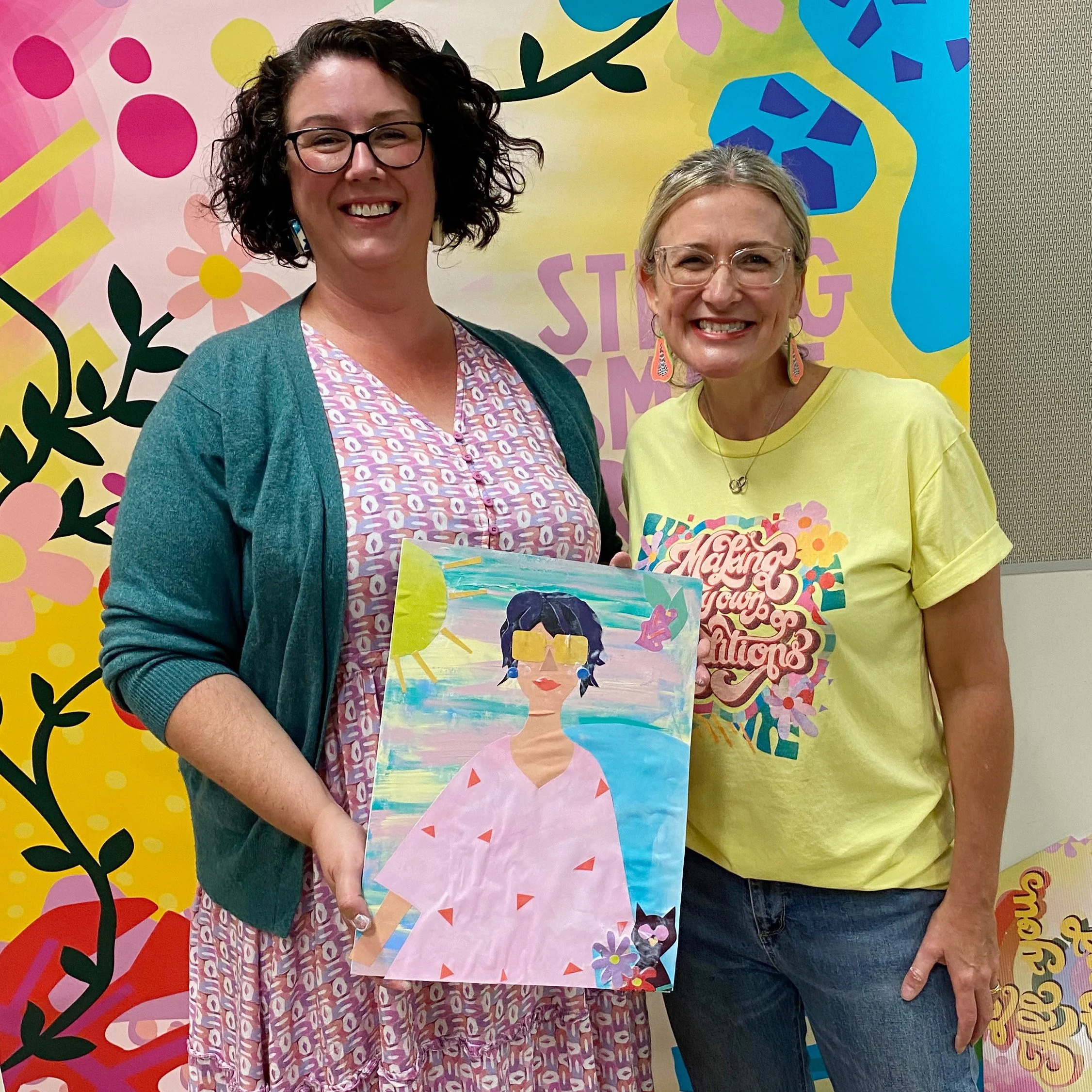 Cut, Paste and Sip Collage Art Workshop by Sandra Gale Studio — Sandra ...