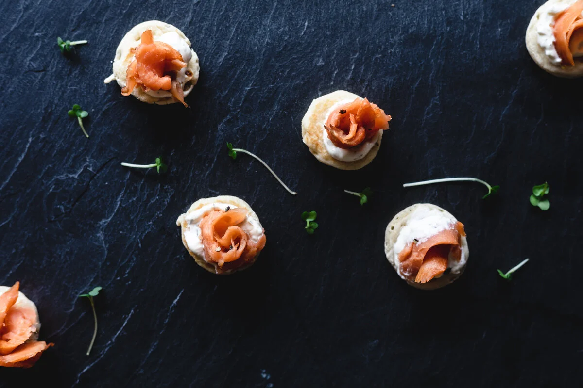 Canapé Menu — Back To Your Place