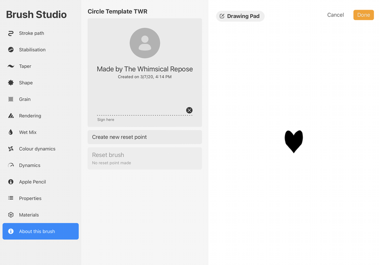 LEARN TO MAKE A STAMP BRUSH IN PROCREATE + FREEBIE TEMPLATE INSIDE ...