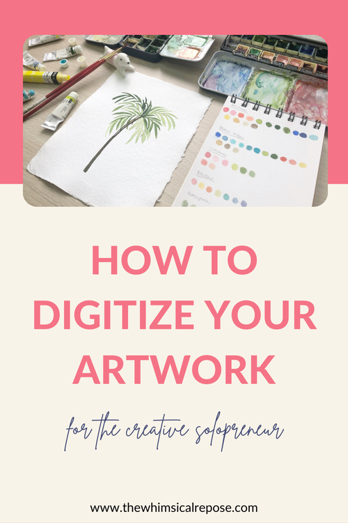 How to Digitize Your Artwork — The Whimsical Repose - Surface Design ...