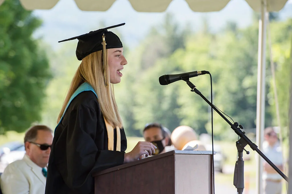 Face-to-masked-face: Harwood’s 2020 graduation honors tradition ...