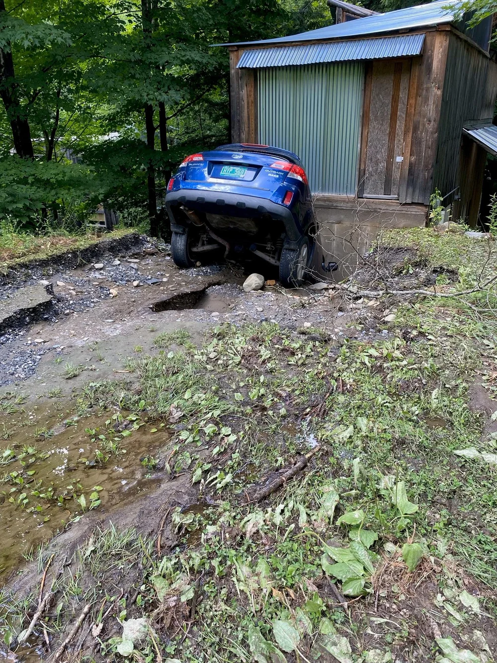 Flood photos | July 10-11 — Waterbury Roundabout