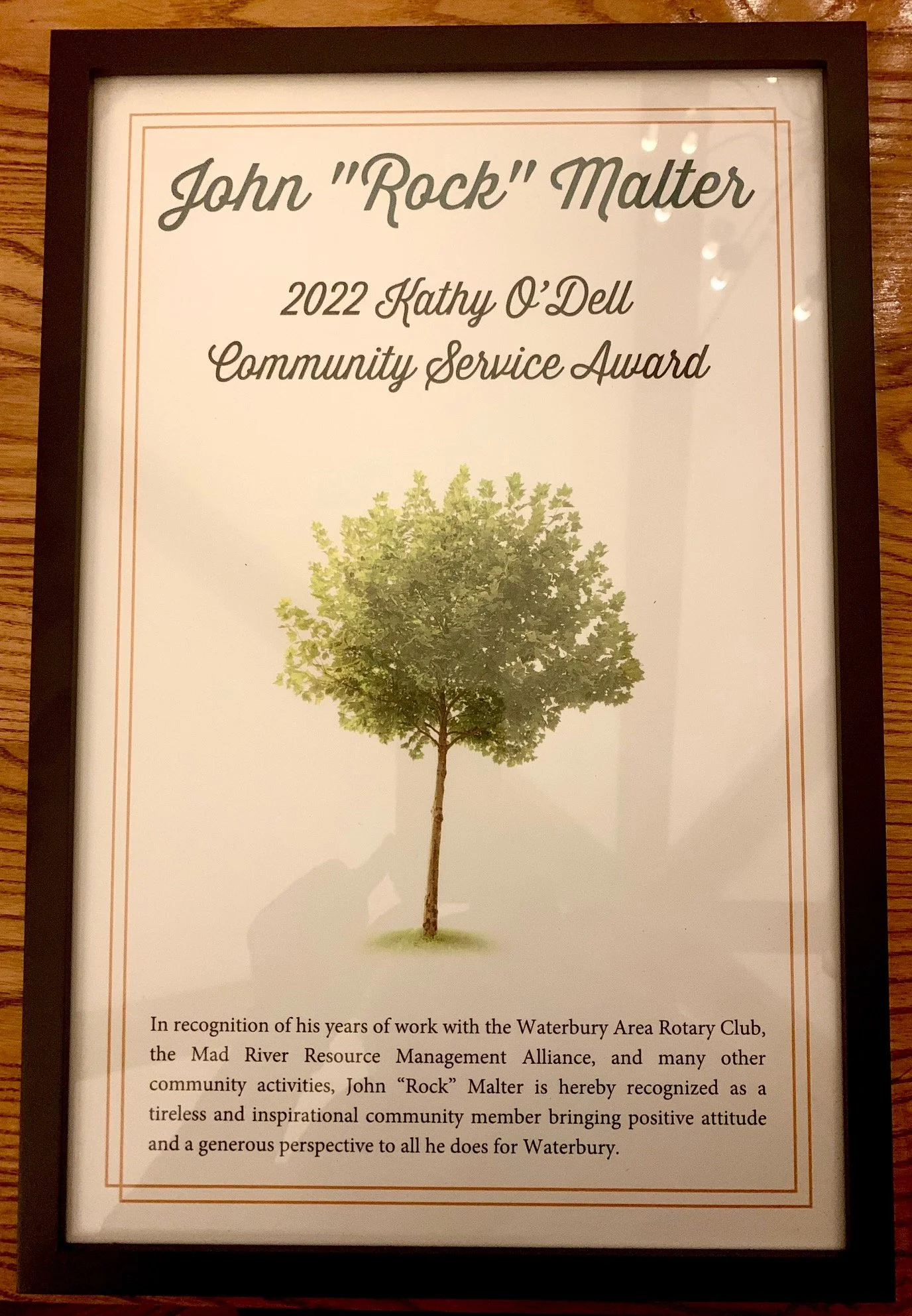 Stalwart community volunteer John Malter honored with O’Dell Award ...