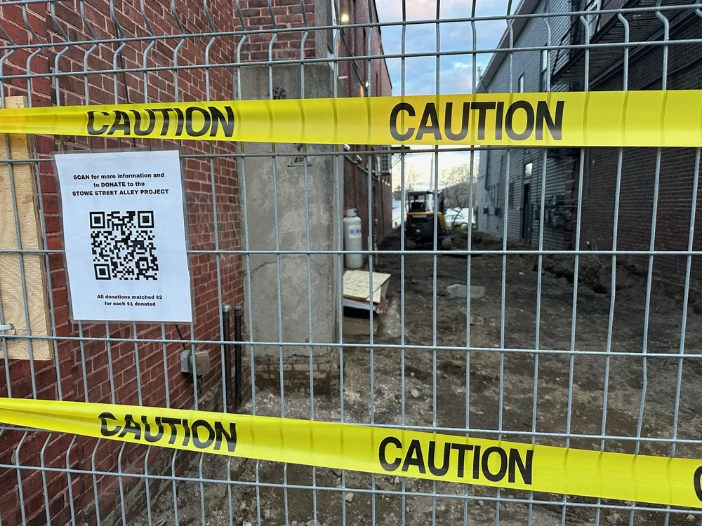 UPDATED: Stowe Street Alley beautification project breaks ground ...