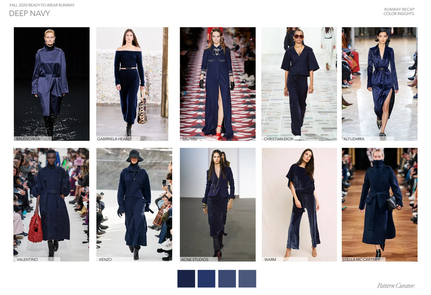 Pattern Curator Trend Service DEEP NAVY