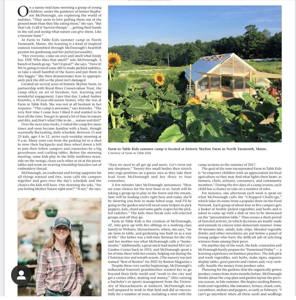 Farm to Table Kids: Farm Summer Camp & Farm Education