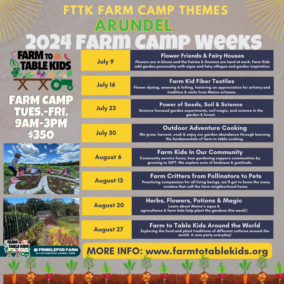 Farm to Table Kids: Farm Summer Camp & Farm Education