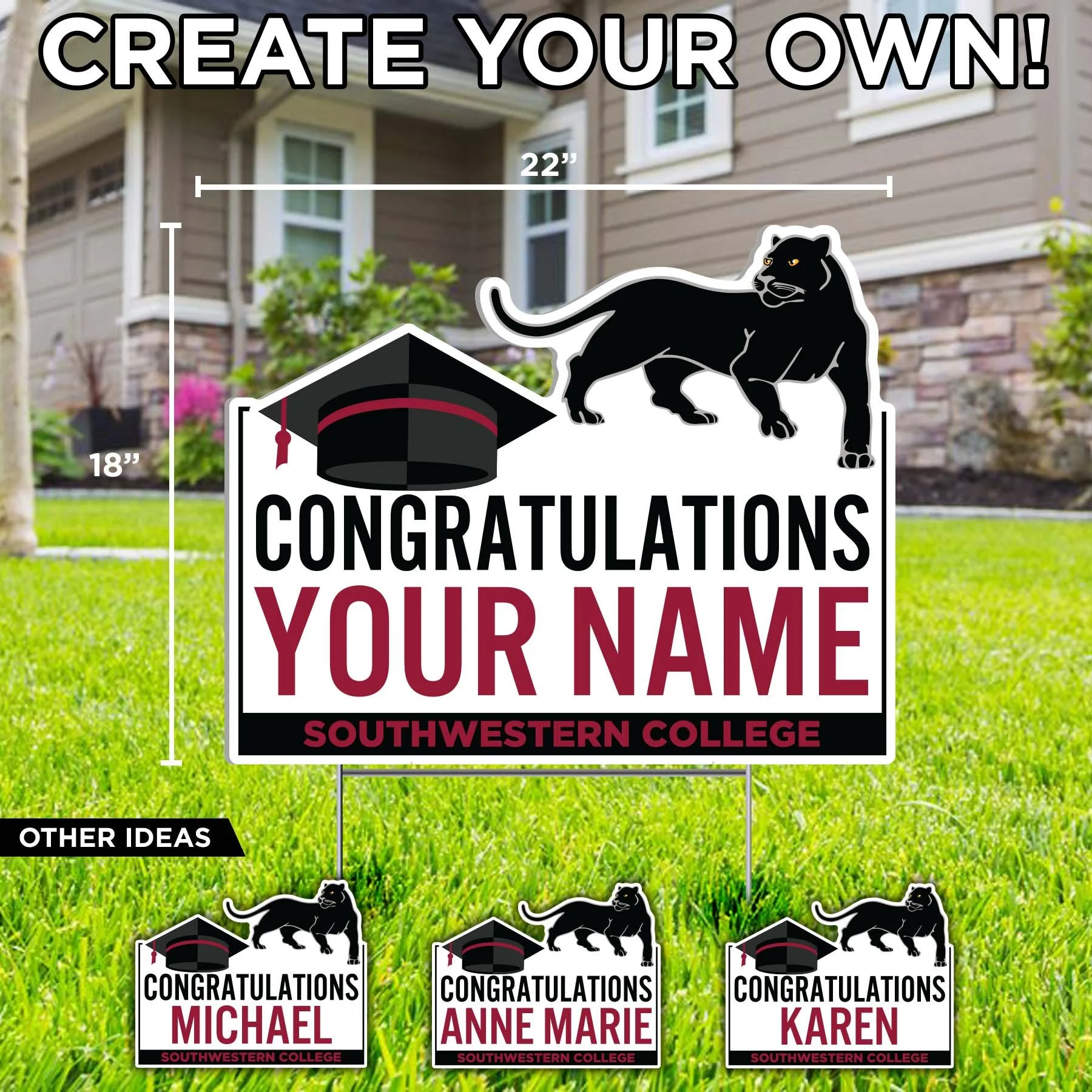 Southwestern College — Custom Lawn Sign