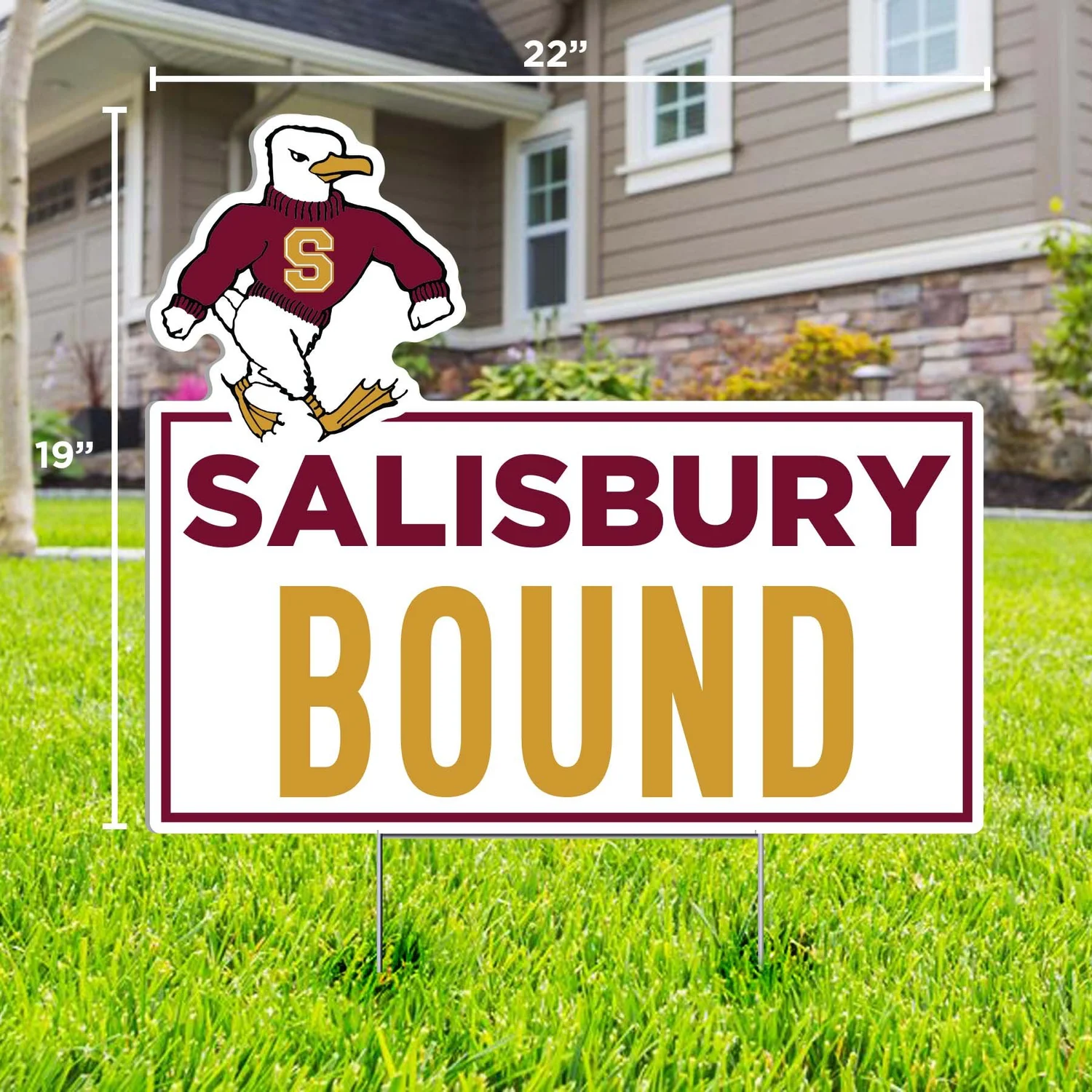 Salisbury University Bookstore — Custom Lawn Sign
