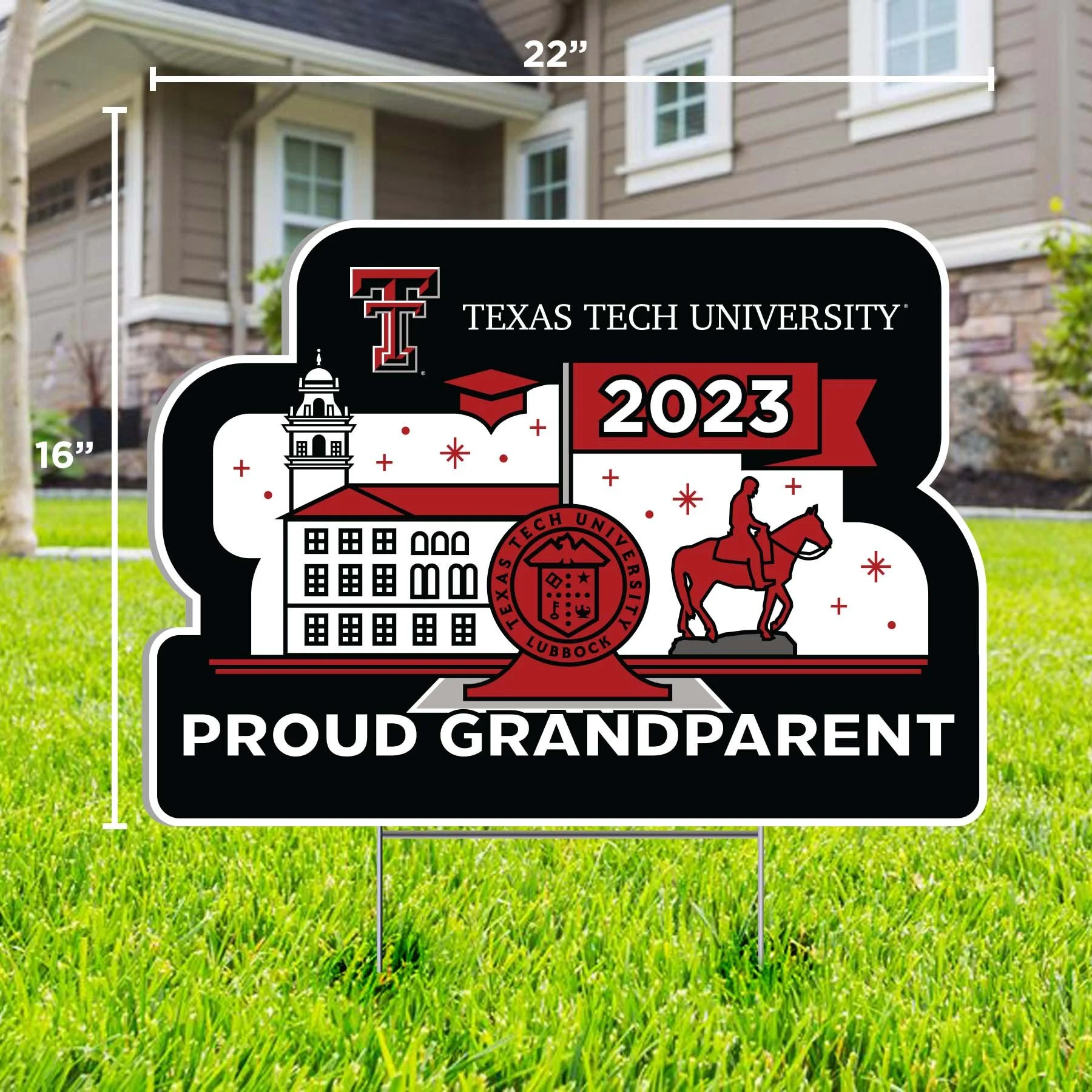 Texas Tech University — Custom Lawn Sign