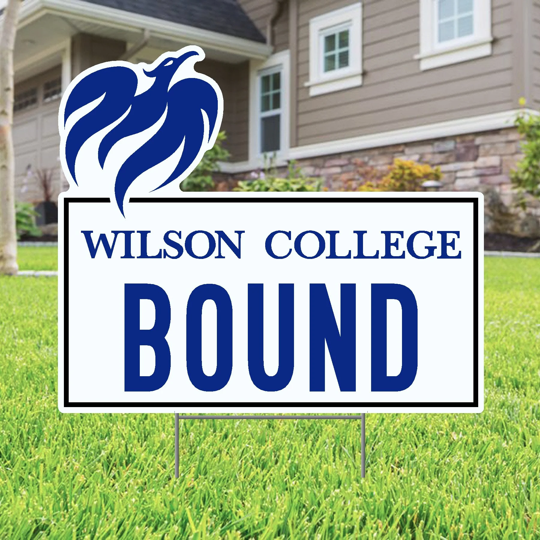 Wilson College — Custom Lawn Sign