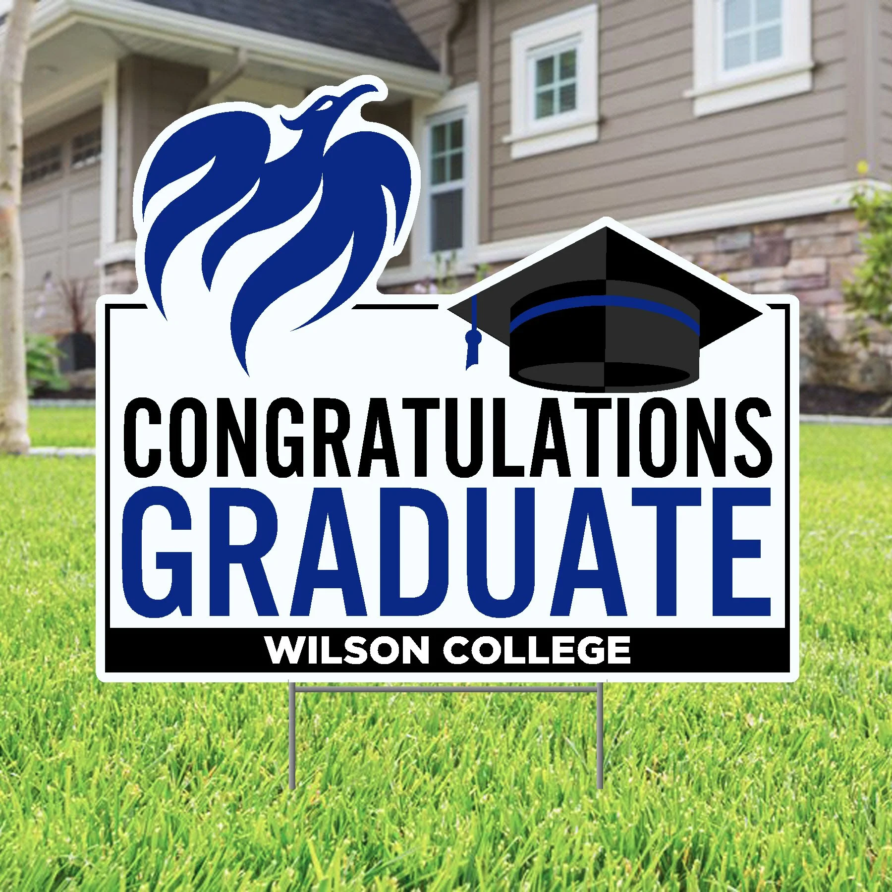 Wilson College — Custom Lawn Sign