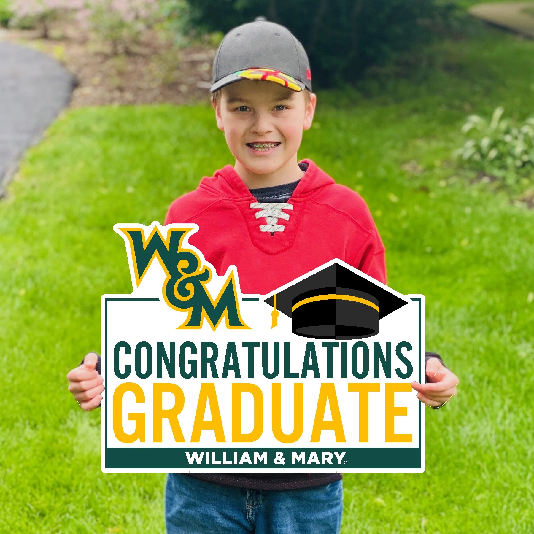 University of Virginia Graduate Lawn Sign — Custom Lawn Sign