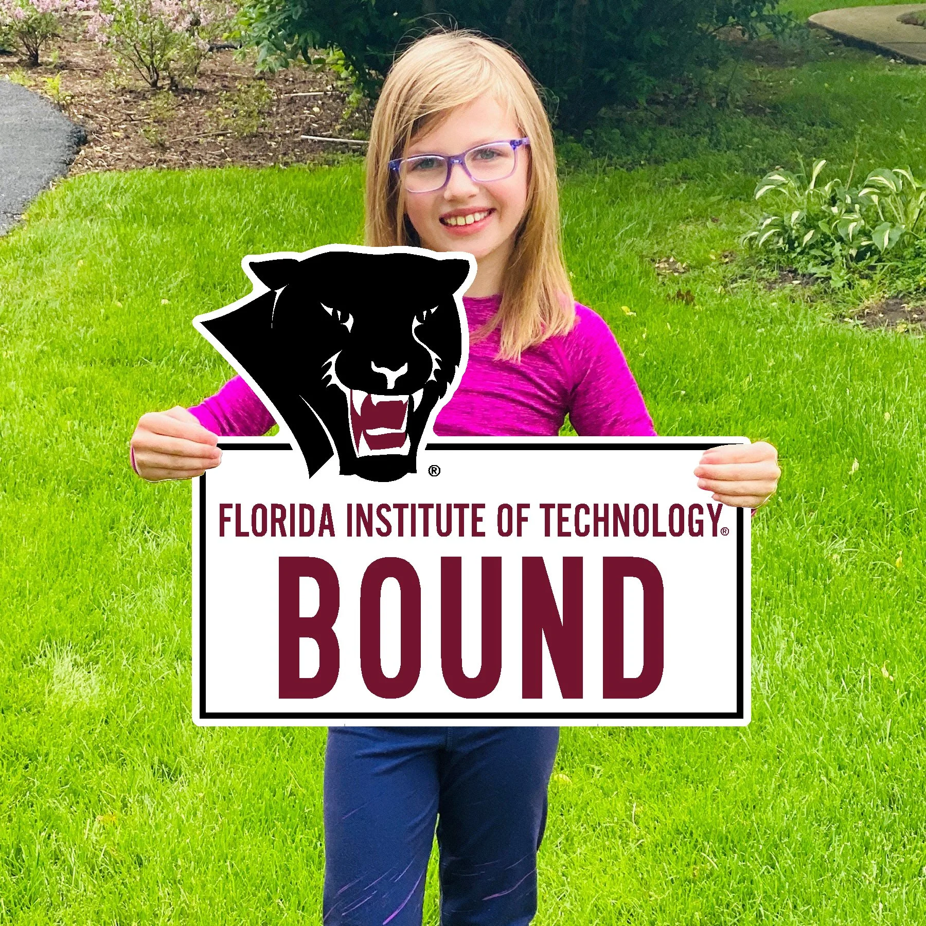 University of Alabama Bound Lawn Sign — Custom Lawn Sign