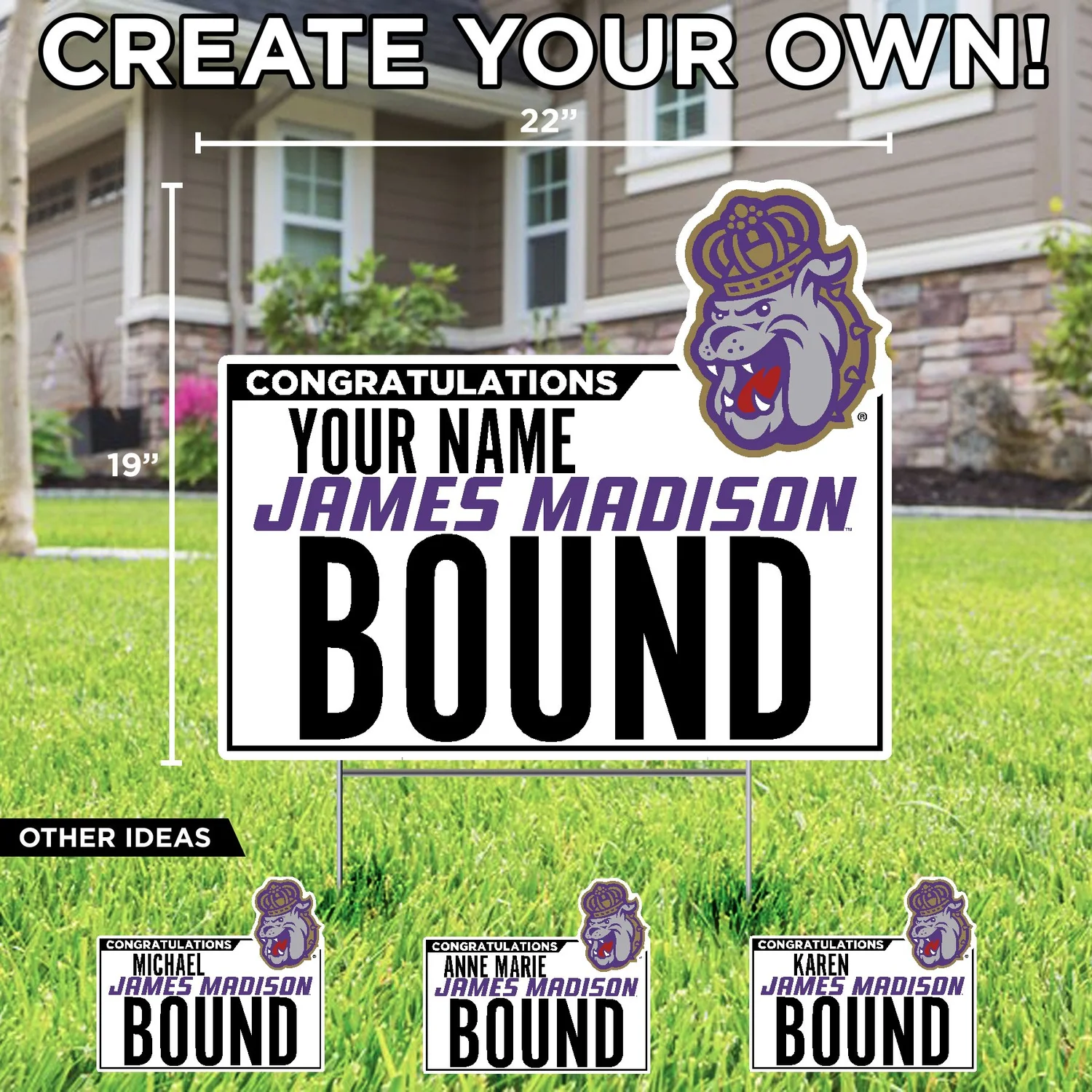 Dallas Baptist University Custom Lawn Sign — Custom Lawn Sign