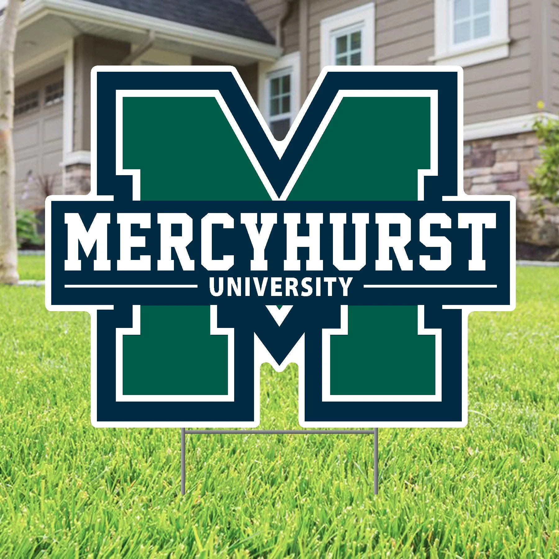 MERCYHURST UNIVERSITY — Custom Lawn Sign
