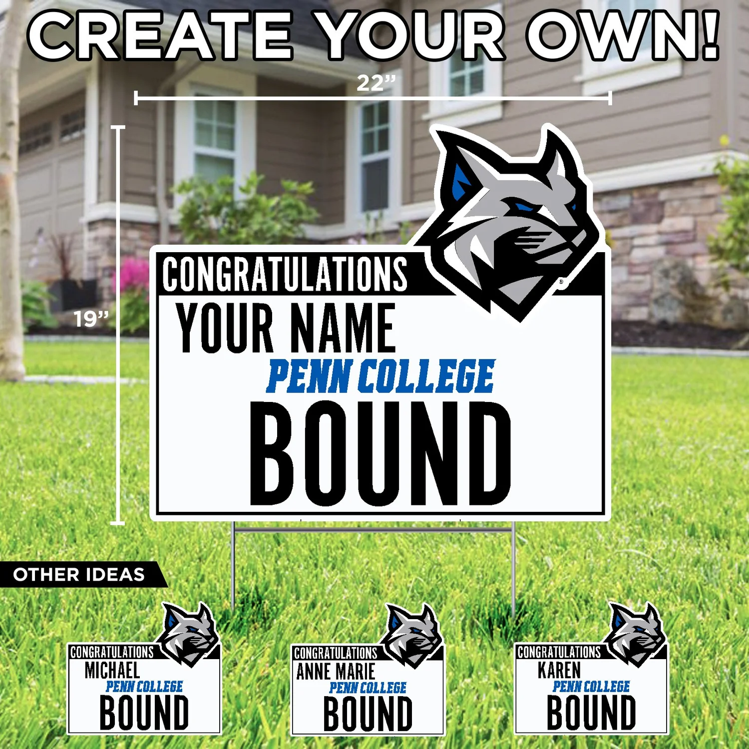 Pennsylvania College of Technology — Custom Lawn Sign