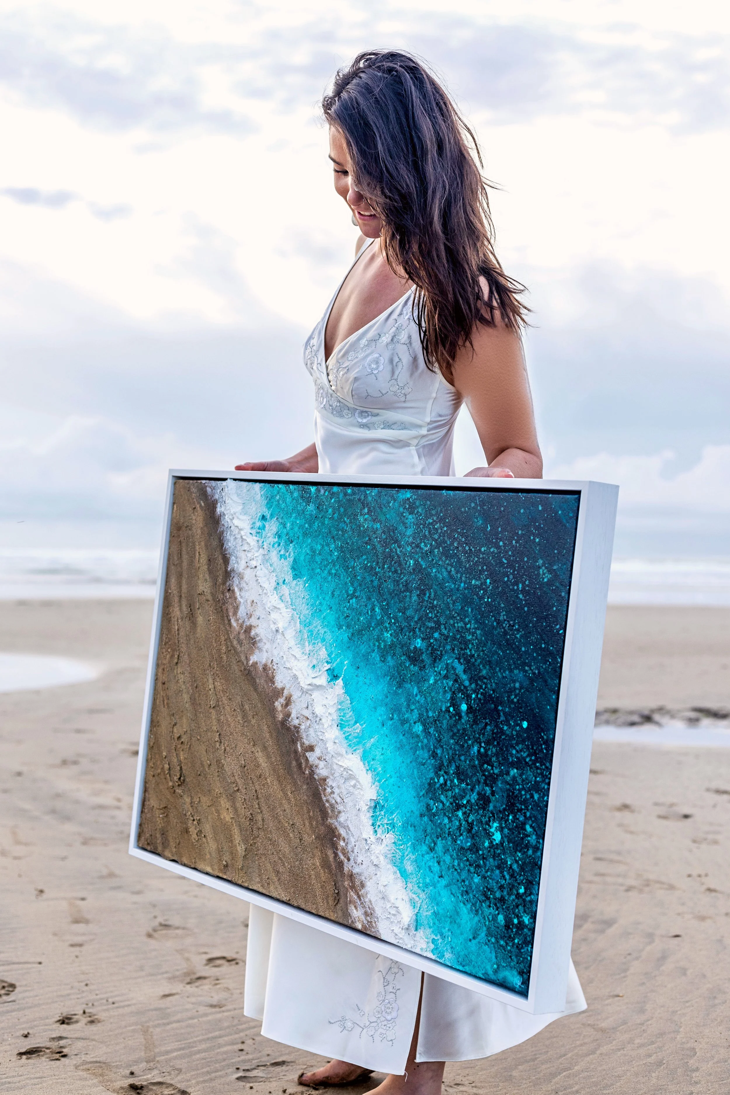 Gemma Lessinger Art - Cornish Seascape Artist