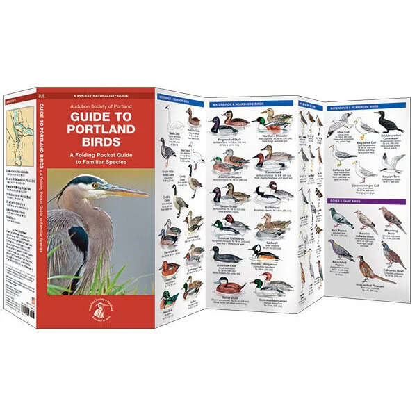 Portland Birds - A Folding Pocket Guide to Familiar Species of Portland ...