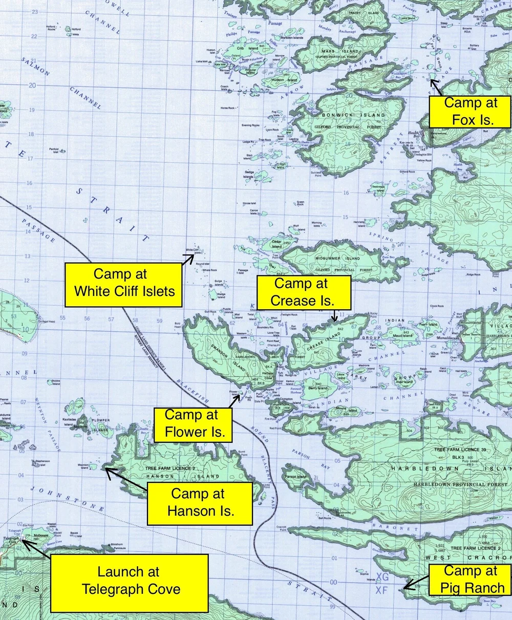 Kayaking Trip Report: Broughton Archipelago, Johnstone Strait, BC 5–12 ...