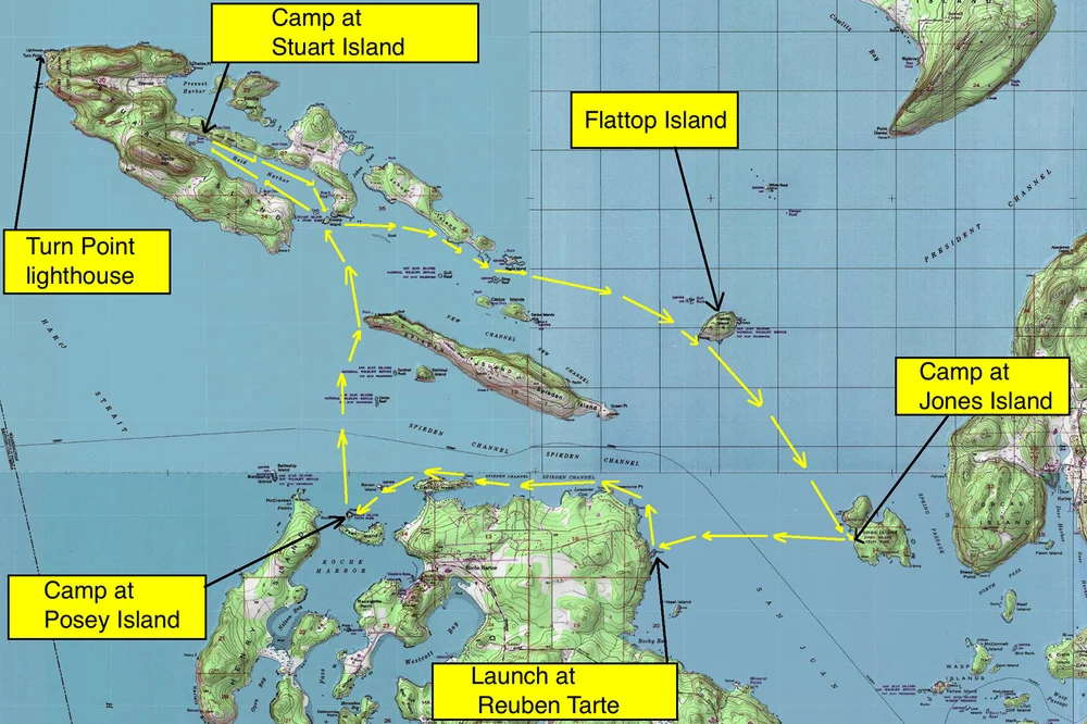 Kayaking Trip Report: Posey, Stuart, and Jones Islands, San Juan ...